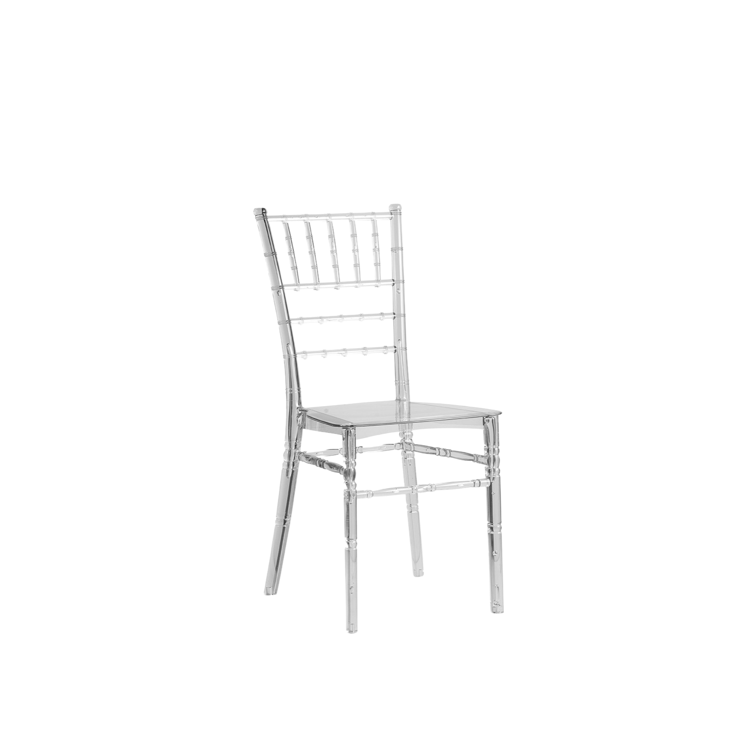 Chiavari Tiffany Acrylic Stacking Chair Ghost – SeatsAndBeyond